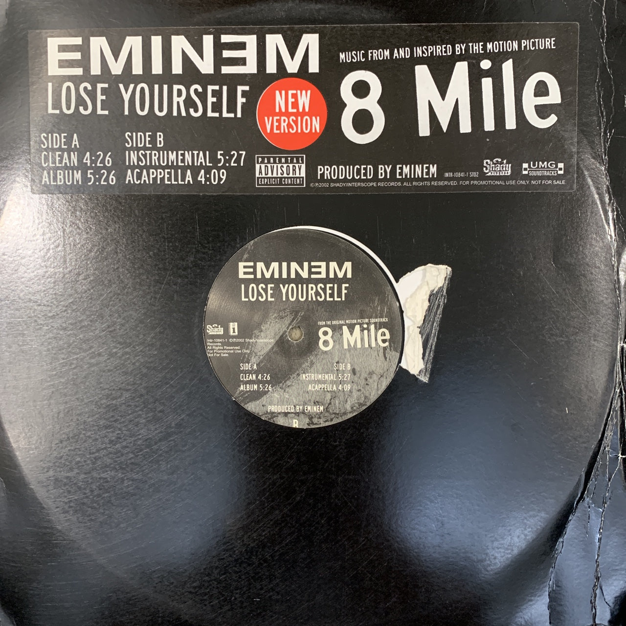 8 Mile Soundtrack Clean Album Cover